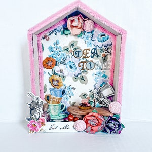 Tea Time Shadowbox - Etsy