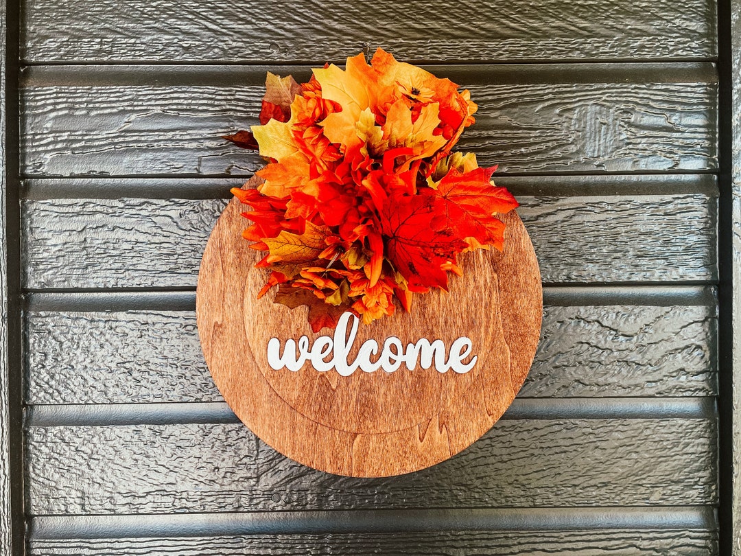Fall Welcome Sign - Etsy