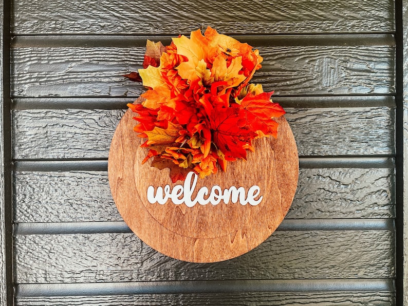 Fall Welcome Sign - Etsy