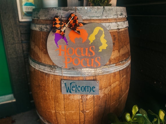 Hocus Pocus Welcome Sign - Etsy