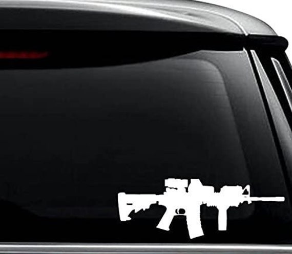 AR-15 M16 Assault Rifle Gun Decal Sticker for Use on Laptop | Etsy