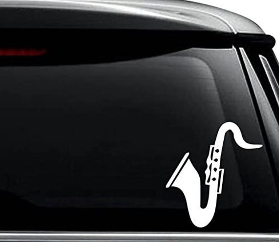 Saxophone Music Instrument Decal Sticker for Use on Laptop - Etsy