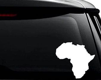 Africa Continent Map Geography Decal Sticker for Car Truck - Etsy