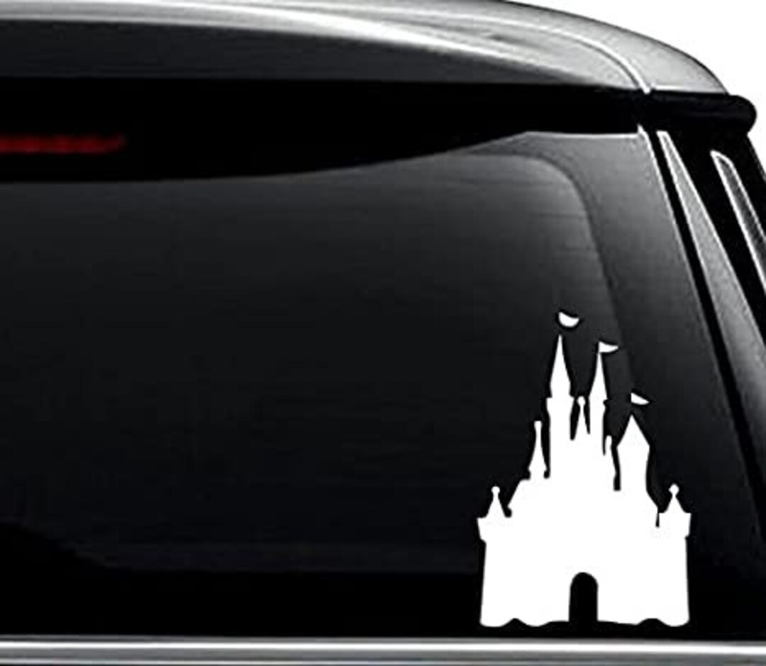 Princess Castle Decal Sticker for Use on Laptop, Helmet, Car, Truck ...