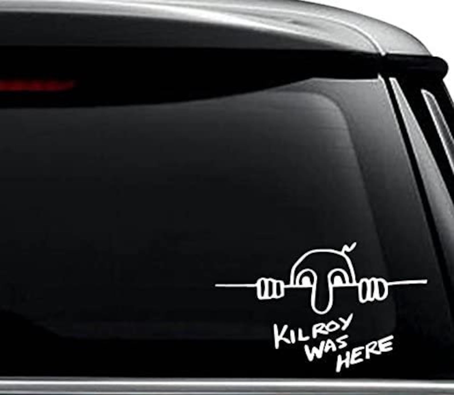 Kilroy Was Here Decal Sticker for Use on Laptop, Helmet, Car, Truck ...