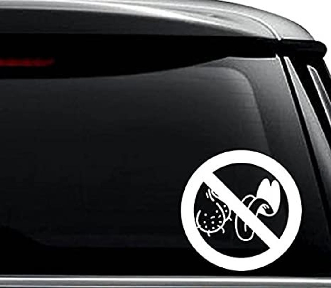 No Balls Licker Funny Decal Sticker for Use on Laptop, Helmet, Car ...