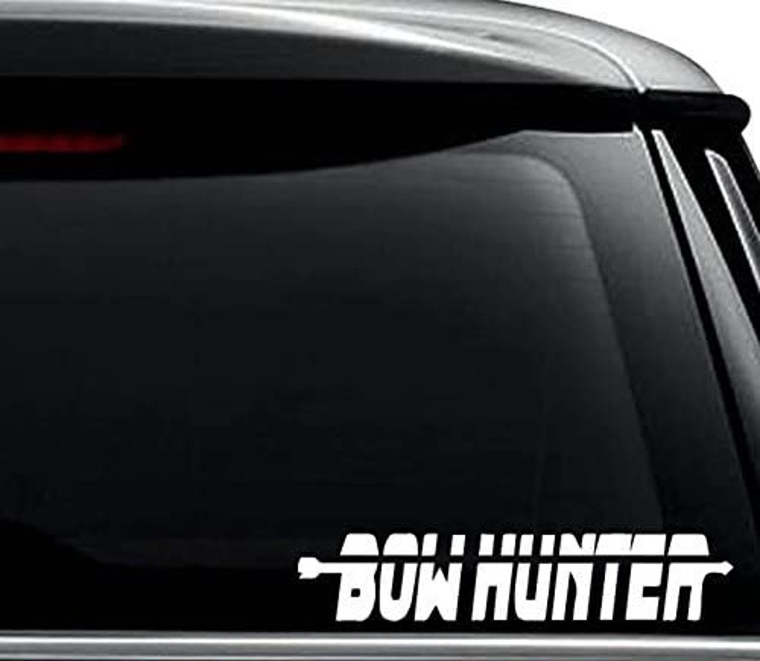 Bowhunter Bowhunting Decal Sticker for Use on Laptop, Helmet, Car ...