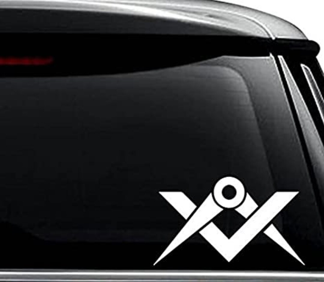 Masonic Tool Freemason Decal Sticker for Use on Laptop, Helmet, Car ...