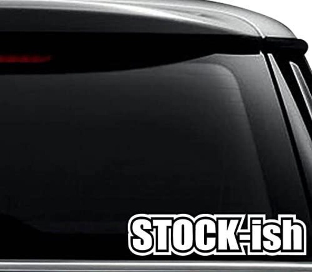 Stockish JDM Japanese Decal Sticker for Use on Laptop, Helmet, Car ...