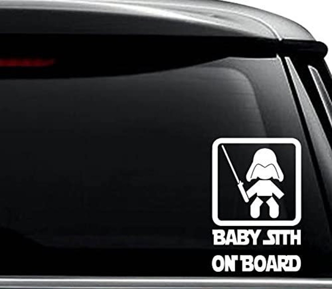 Baby Sith on Board Decal Sticker for Use on Laptop, Helmet, Car, Truck ...