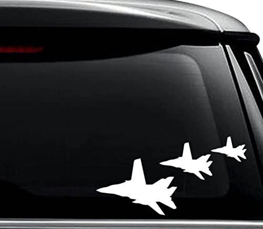 F-14 Tomcat Fighter Jet Plane Squadron Decal Sticker for Use on Laptop ...