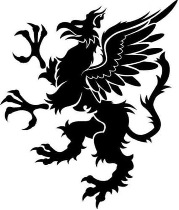 Heraldry Griffin_vinyl Decal Sticker Car Truck Vehicle Bumper | Etsy