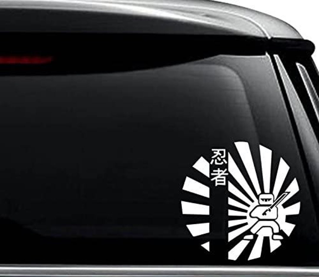 Rising Sun Samurai JDM Japanese Decal Sticker for Use on Laptop, Helmet ...