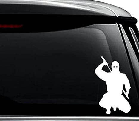 Ninja Warrior Japanese Decal Sticker for Use on Laptop, Helmet, Car ...