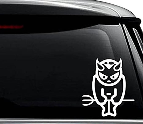 Devil Satan Pitchfork JDM Japanese Decal Sticker for Use on | Etsy