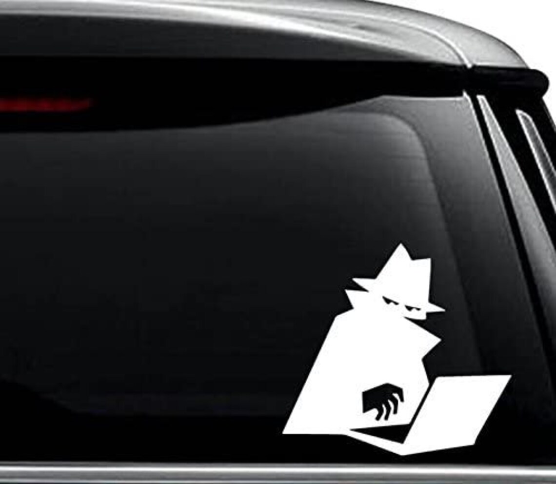 Spy Shadow Cloak Hacker Decal Sticker for Use on Laptop - Etsy