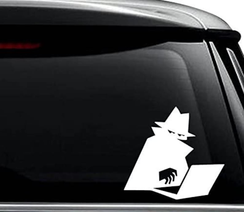 Spy Shadow Cloak Hacker Decal Sticker for Use on Laptop - Etsy