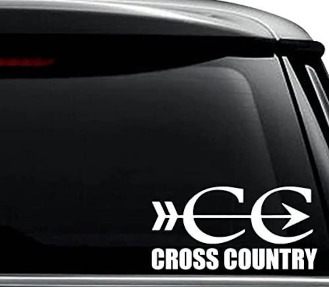 Cross Country Running Kids Decal Sticker for Use on Laptop, Helmet, Car ...