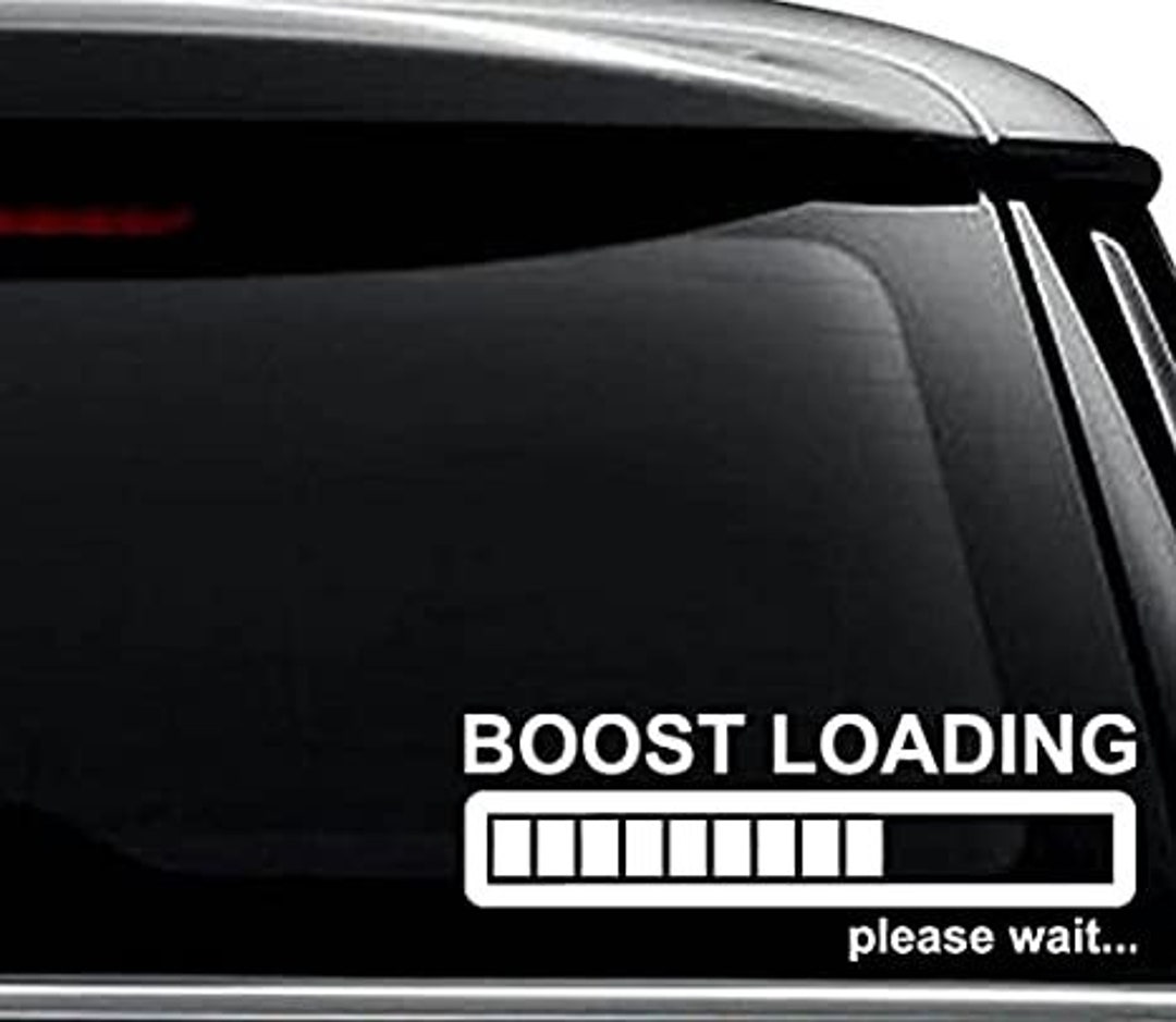 Boost Loading Please Wait JDM Japanese Decal Sticker for Use on Laptop ...