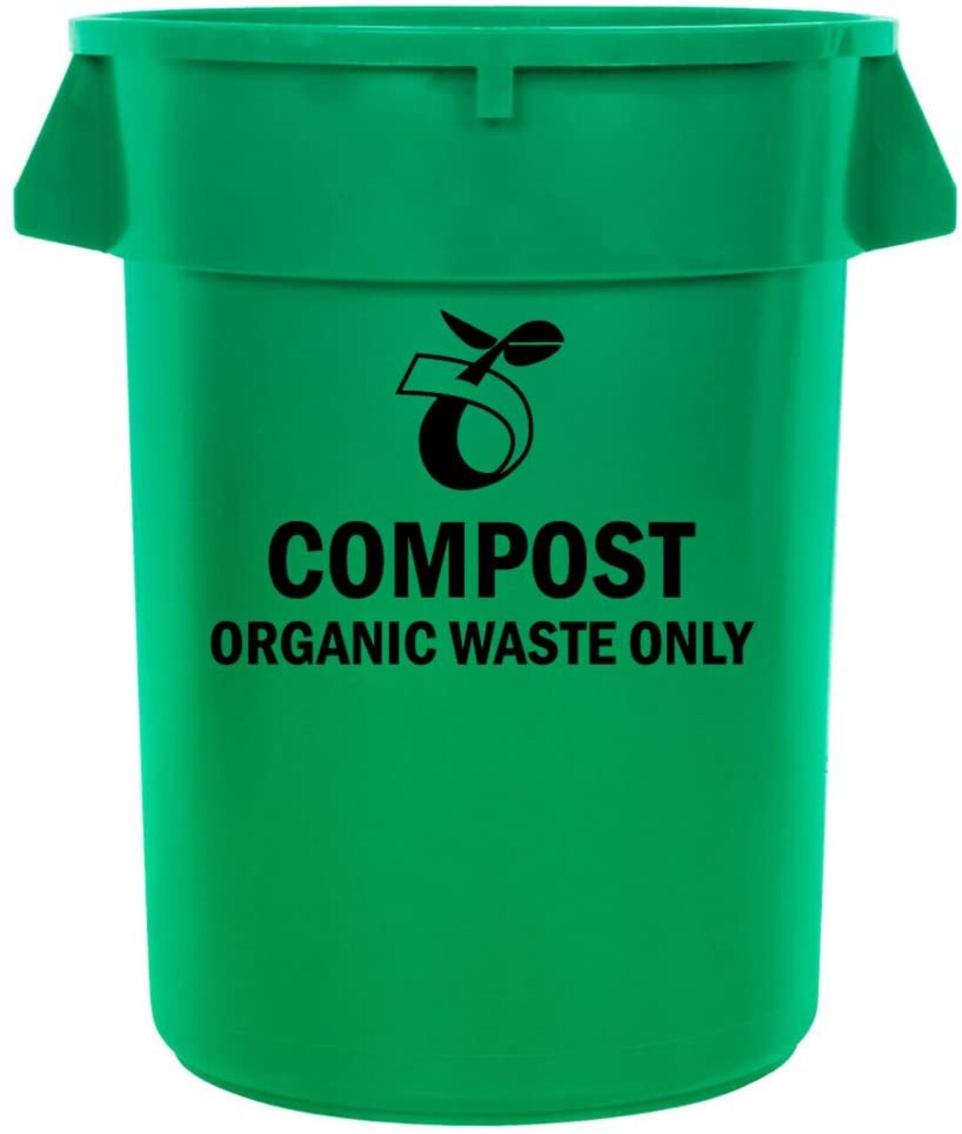 Compost Organic Waste Only Recycle Trash Decal Sticker for Trash Can ...