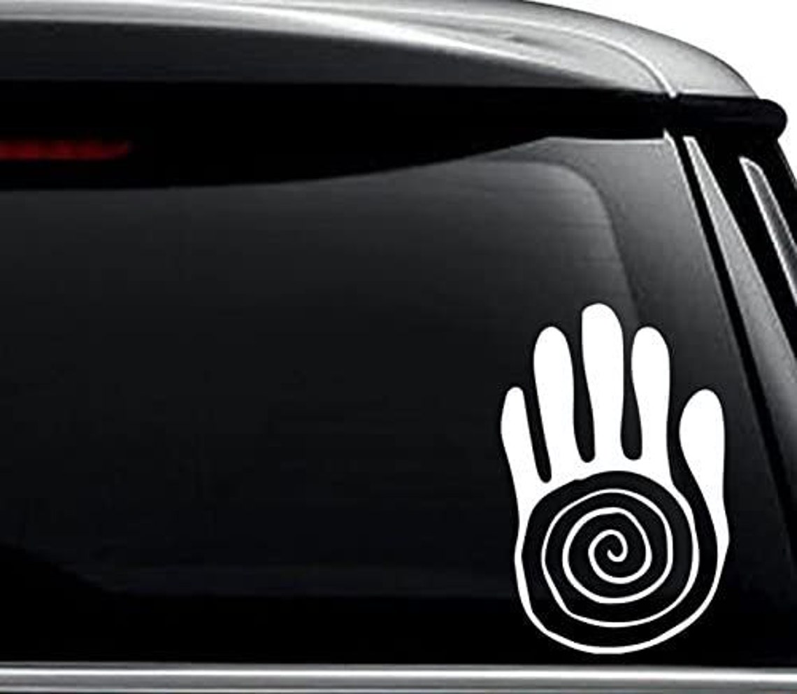 Native American Sacred Hand Decal Sticker for Use on Laptop, Helmet ...
