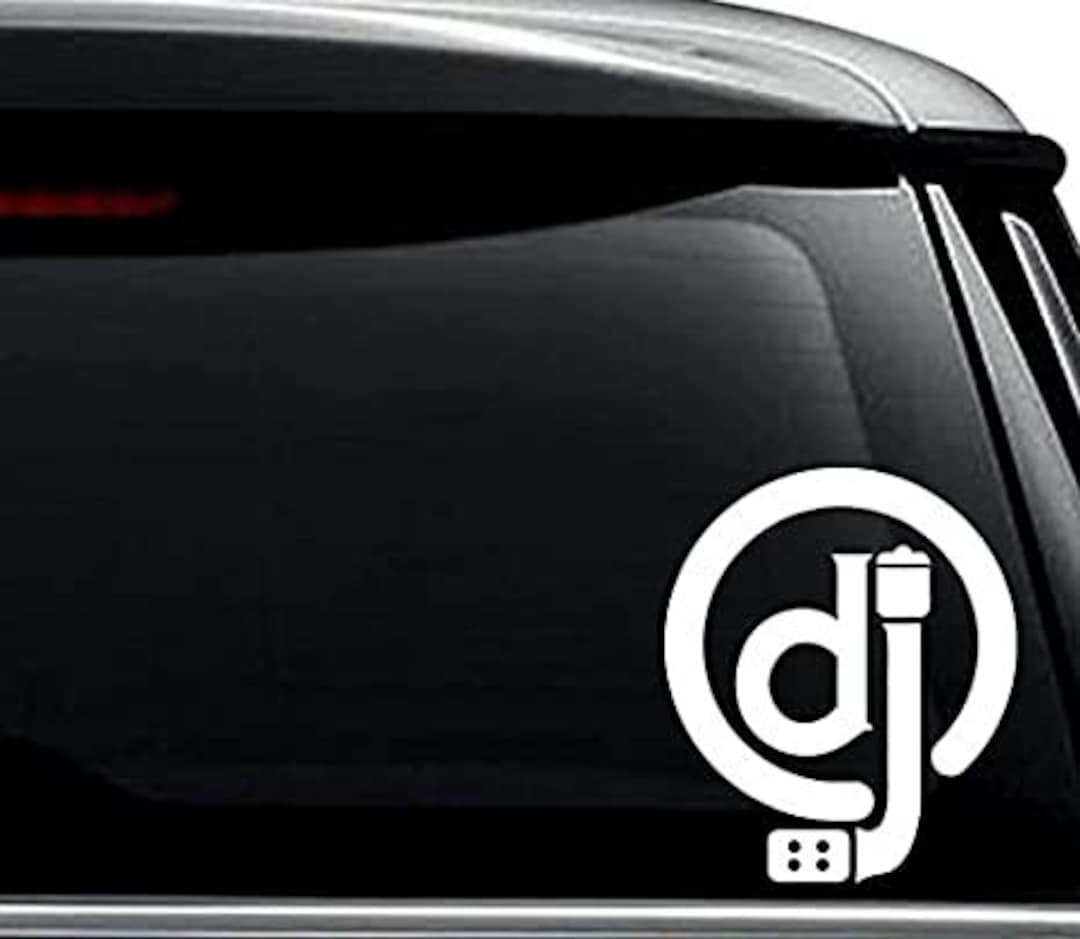 DJ Turntable Ministry Decal Sticker for Use on Laptop, Helmet, Car ...