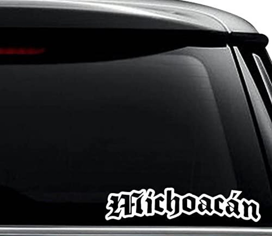 Michoacan Mexico Decal Sticker for Use on Laptop, Helmet, Car, Truck ...