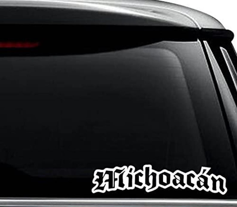 Michoacan Mexico Decal Sticker for Use on Laptop, Helmet, Car, Truck ...
