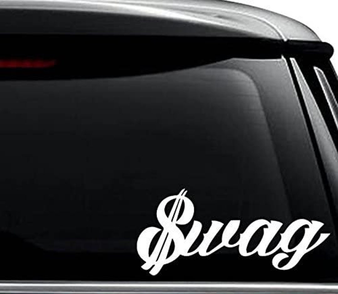 Swag Money JDM Japanese Decal Sticker for Use on Laptop, Helmet, Car ...