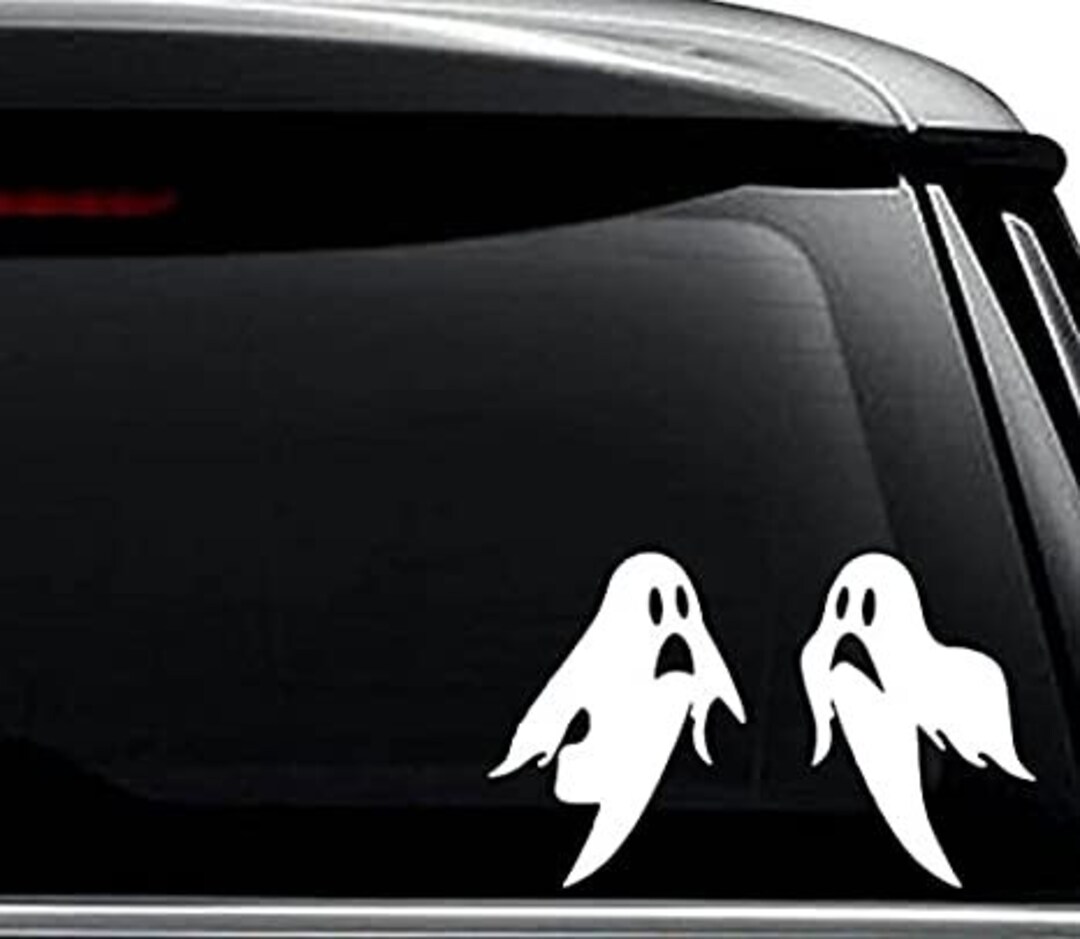 Halloween Ghosts Boo Decal Sticker for Use on Laptop, Helmet, Car ...