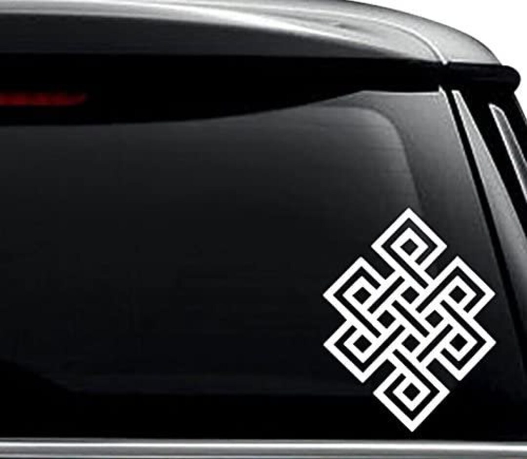 Eternal Knot Karma Decal Sticker for Use on Laptop Helmet - Etsy