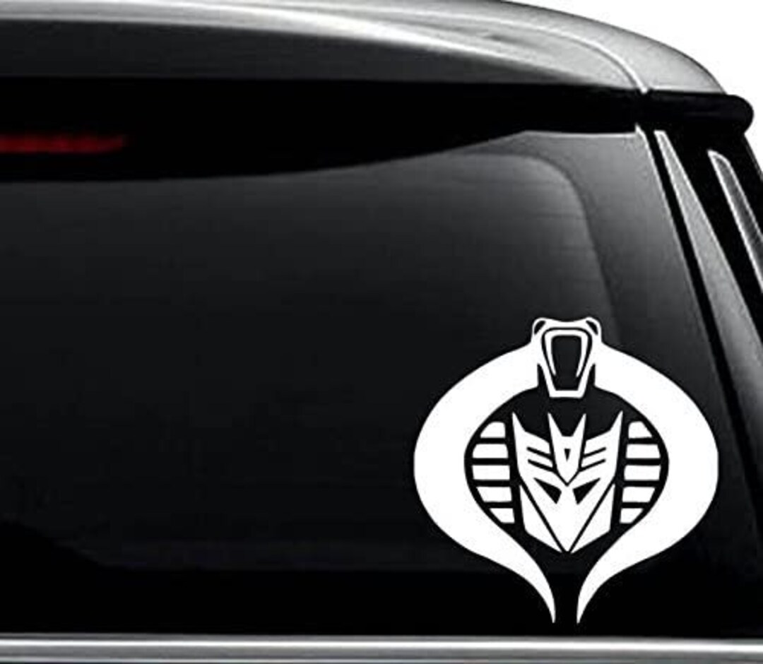 Transformer Decepticon Cobra Commander Vintage Decal Sticker for Use on ...