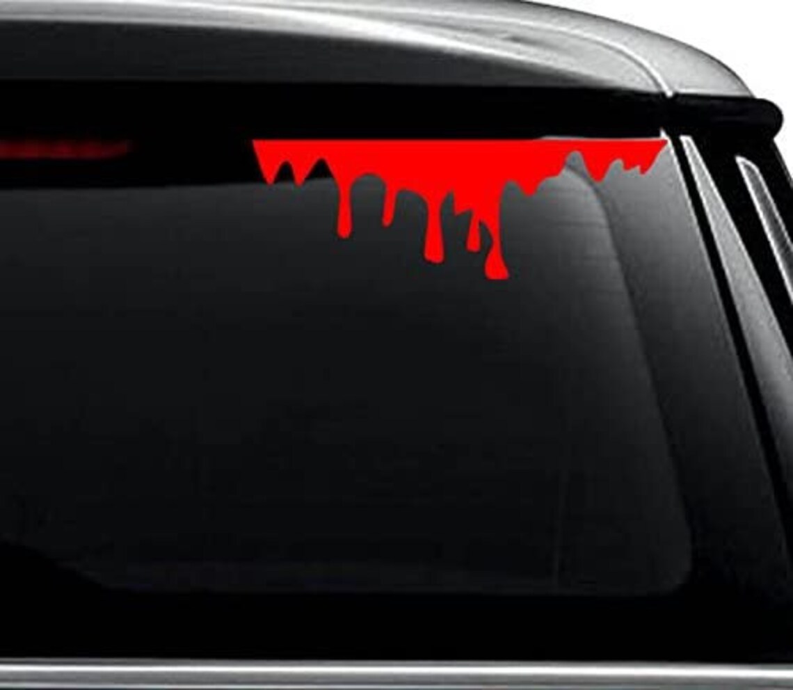 Bleeding Dripping Blood Decal Sticker For Use On Laptop | Etsy