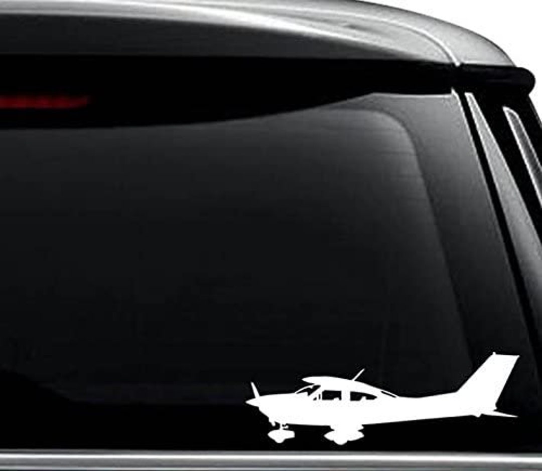 Cessna Plane Pilot Decal Sticker for Use on Laptop, Helmet, Car, Truck ...