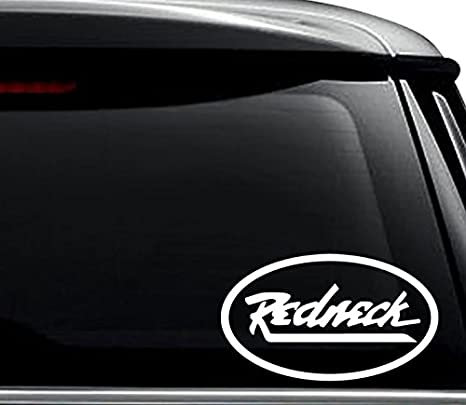 Redneck Hillbilly Decal Sticker for Use on Laptop, Helmet, Car, Truck ...