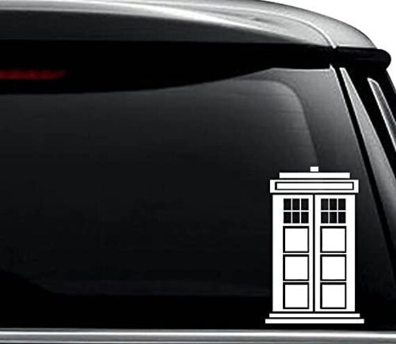 Tardis Call Box Dr Who Decal Sticker for Use on Laptop | Etsy