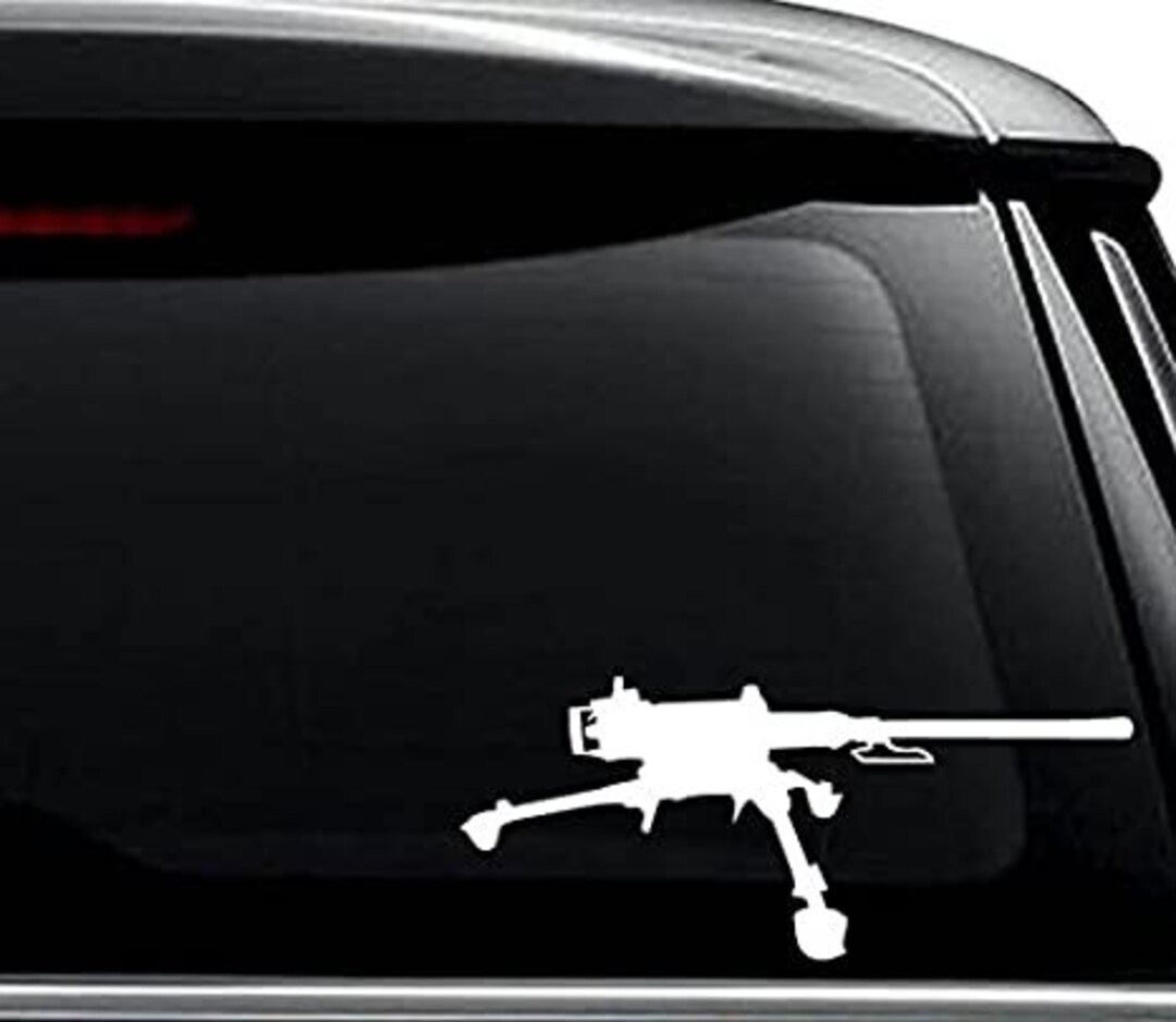 US Army M2 Machine Gun Decal Sticker for Use on Laptop, Helmet, Car ...