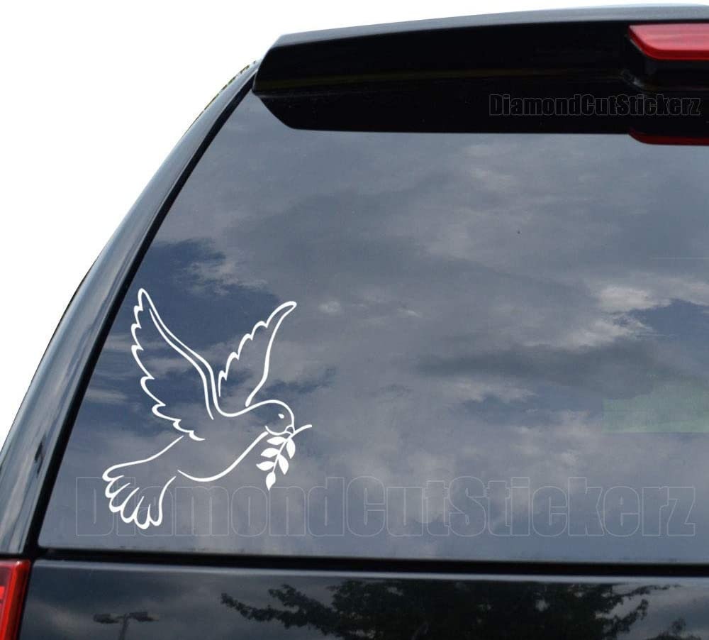 Dove Bird Peace Olive Branch Decal Sticker Car Truck Motorcycle Window ...