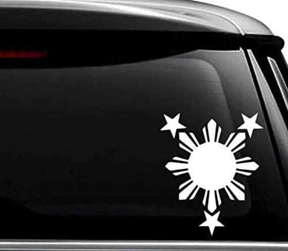 Philippines Sun Stars Decal Sticker for Use on Laptop Helmet | Etsy