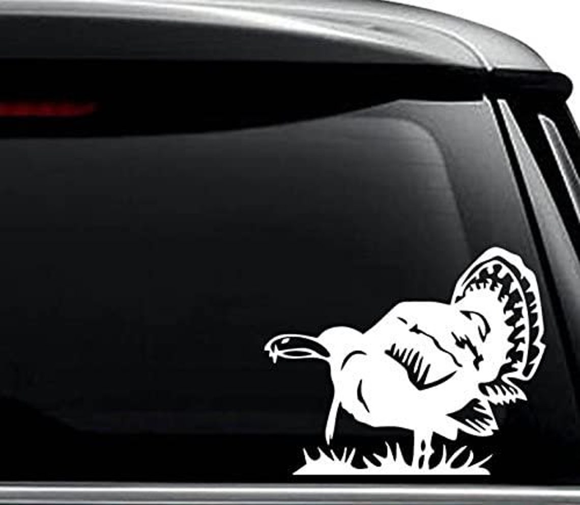 Turkey Strut Hunting Decal Sticker for Use on Laptop Helmet - Etsy