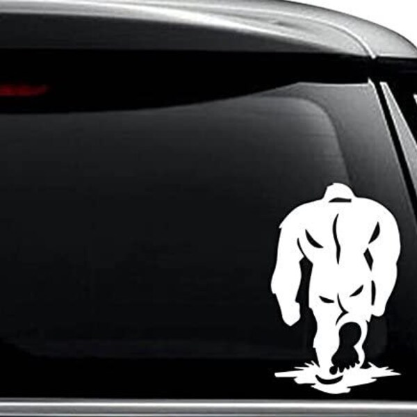 Bigfoot on Motorcycle Decal - Etsy