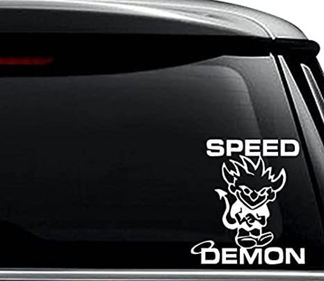 Speed Demon JDM Japanese Decal Sticker for Use on Laptop - Etsy