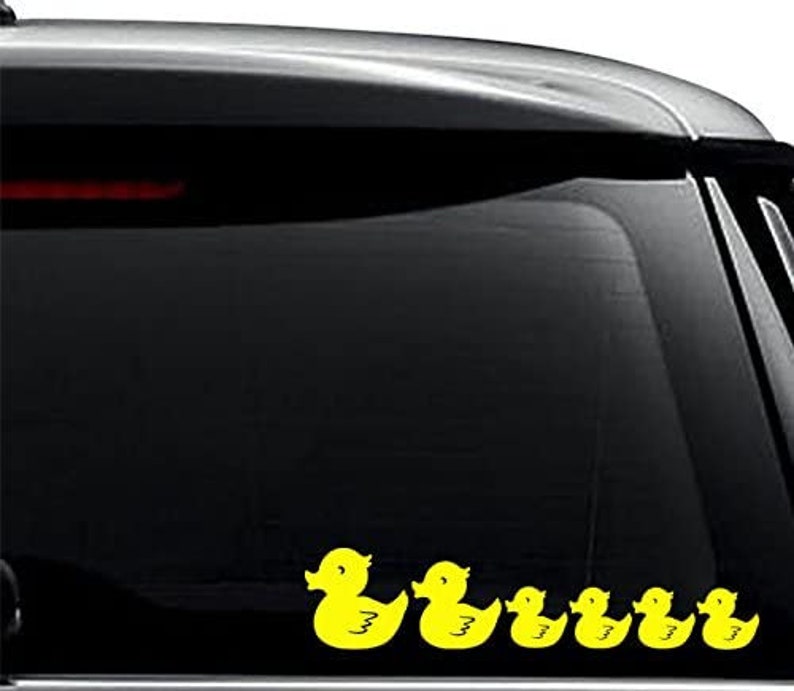 Rubber Ducks Family Decal Sticker for Use on Laptop, Helmet, Car, Truck ...