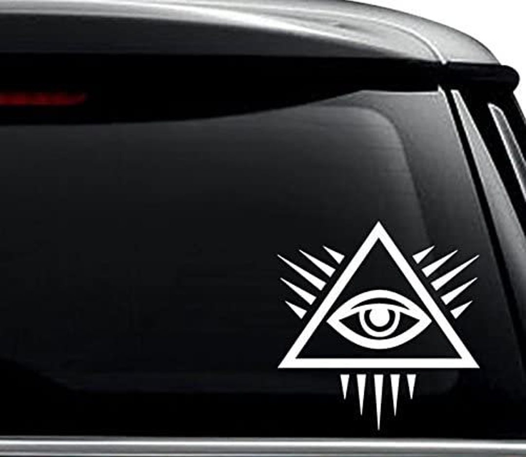Masonic Eye God Freemasonry Decal Sticker for Use on Laptop, Helmet ...