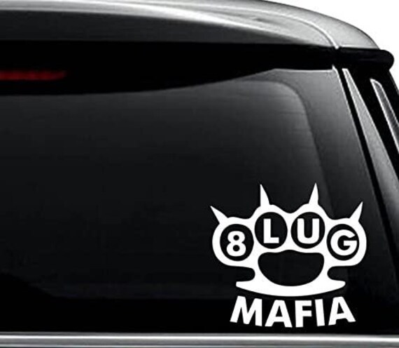 8 LUG Mafia Brass Knuckles Decal Sticker for Use on Laptop | Etsy