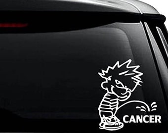 Calvin Peeing on Chevy Designs Sticker Auto Laptop - Etsy