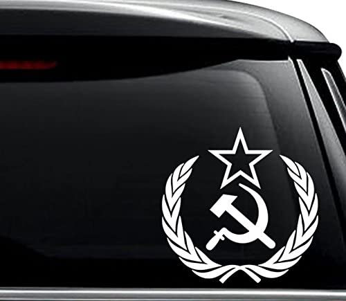 CCCP Russia Red Star Soviet Union Decal Sticker for Use on Laptop ...