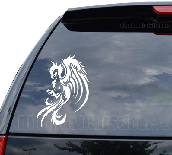 Tribal Art Phoenix Bird Decal Sticker Car Truck Motorcycle | Etsy