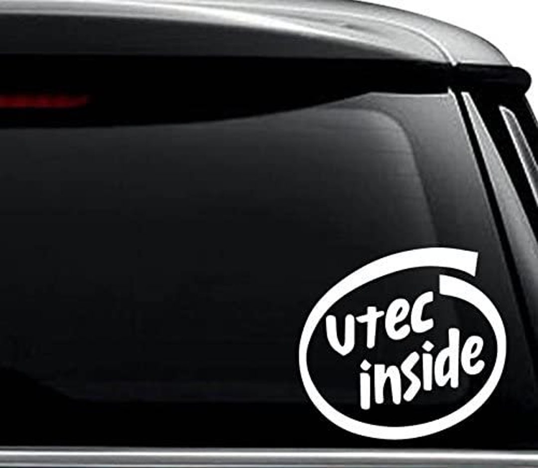 VTEC Inside Decal Sticker for Use on Laptop, Helmet, Car, Truck ...