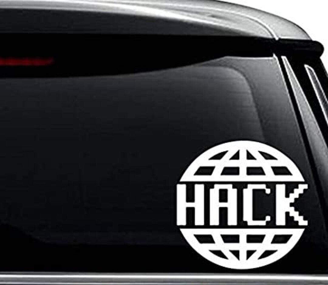 Hack the Planet Decal Sticker for Use on Laptop, Helmet, Car, Truck ...